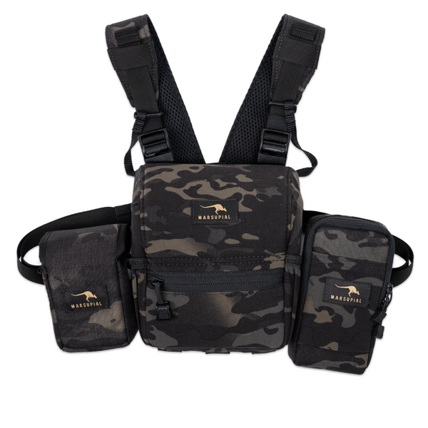 Multicam® Black Chest Pack Bundle - Marsupial Gear